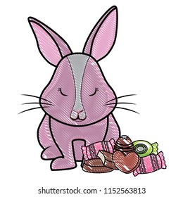 Cute Rabbits Design Stock Vector (Royalty Free) 1152563813