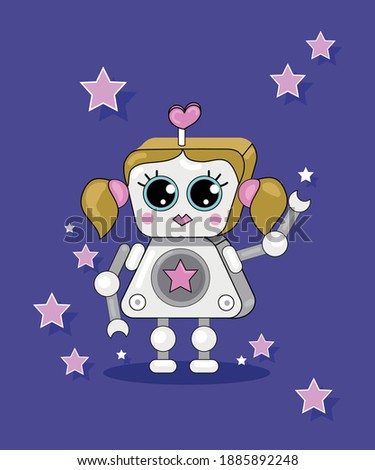 Girl Robot Clipart | Free download on ClipArtMag