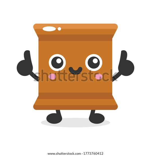 Cute Sack Mascot Characters Stock Vector (Royalty Free) 1773760412 ...