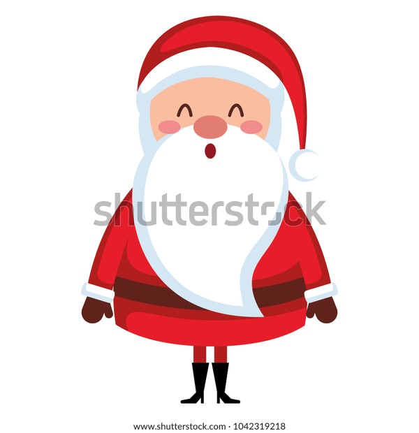 Cute Santa Claus Comic Character 스톡 벡터(로열티 프리) 1042319218 | Shutterstock