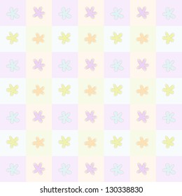 Cute Seamless Floral Pattern Floral Background Stock Vector (Royalty ...