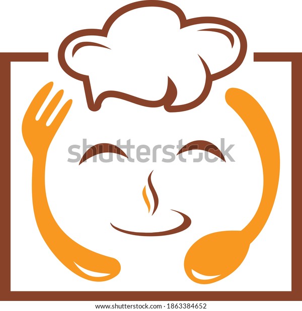 Cute Simple Cooking Logo Online Product Stock Vector (Royalty Free ...