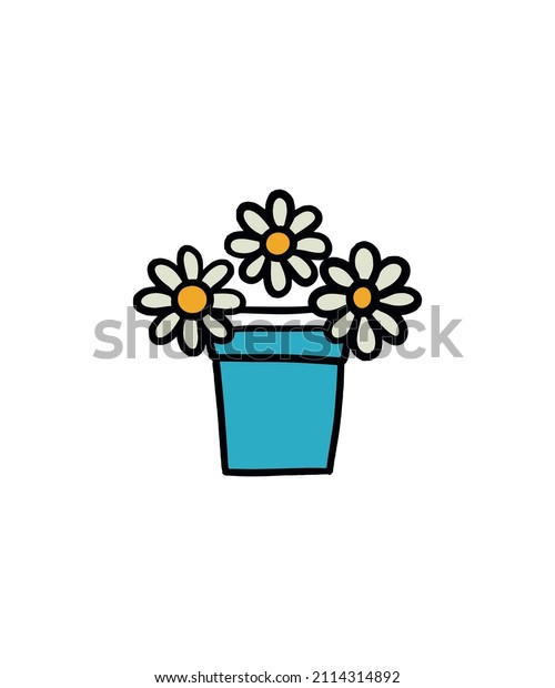 Cute Simple Plant Vector Drawing: เวกเตอร์สต็อก (ปลอดค่าลิขสิทธิ์ ...