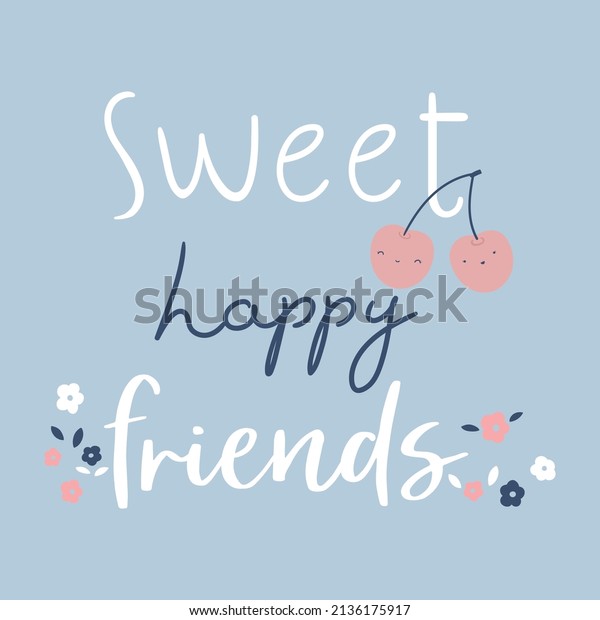 Cute Slogan Typography Vector Girls Apparels Stock Vector (Royalty Free ...