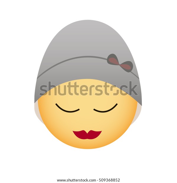Cute Smiley Wearing Hat Emoticon Vector 스톡 벡터(로열티 프리) 509368852 ...