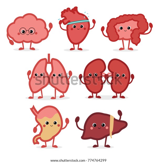 Cute Smiling Happy Human Healthy Strong Stock Vector (Royalty Free ...