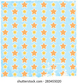 Cute Stars Background Illustration Vector Format Stock Vector (Royalty ...