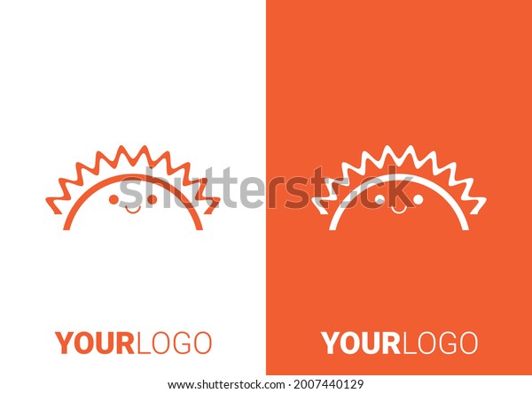 Cute Sun Logo Design Smiling Sun Stock Vector (Royalty Free) 2007440129 ...