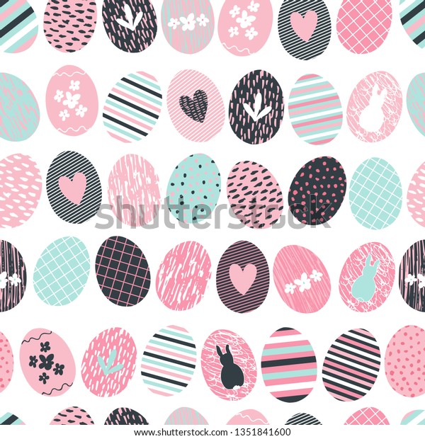 Cute Sweet Seamless Repeated Pattern Background Stock Vector (Royalty ...