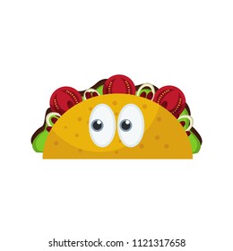 Sad Taco Icon Clipart Image Isolated Stok Vektör (Telifsiz) 1620705805 ...