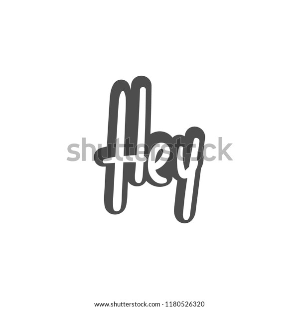 Cute Text Word Art Doodle Style Stock Vector (Royalty Free) 1180526320 ...