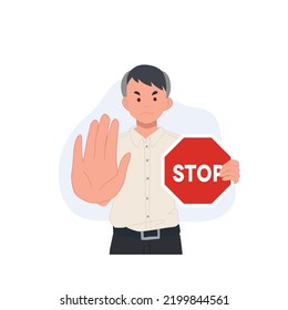 Cute Thai Student Boy Doing No Stock Vector (Royalty Free) 2199844561 ...