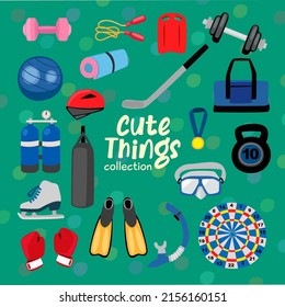 Cute Things Vector Illustration Collection Stock Vector (Royalty Free ...