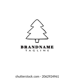 Cute Tree Logo Icon Design Template Stock Vector (Royalty Free ...