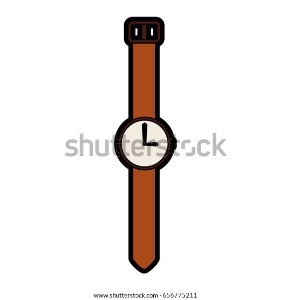 Cute Vintage Watch Cartoon Stock Vector (Royalty Free) 656775211 ...