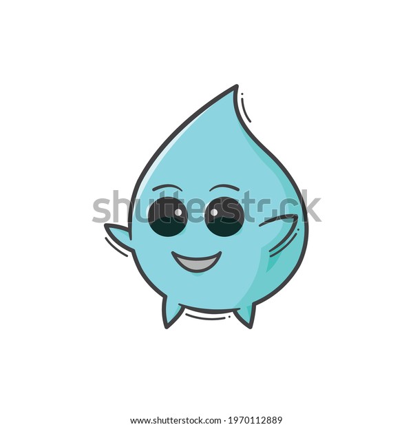 Cute Water Creature No One Has Stock Vector (Royalty Free) 1970112889 ...