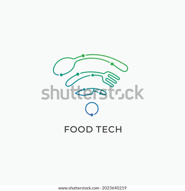 Cutlery Signal Symbol Combination Vector Illustration Stock Vector ...