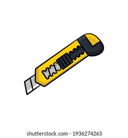 Cutter Drawing Style Isolated Vector Hand Stock Vector (Royalty Free ...