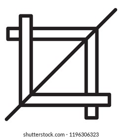 Cutting Image Tool Called Crop Tool: vector de stock (libre de regalías ...