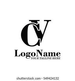 Cv Logo Stock Vector (Royalty Free) 549424132 | Shutterstock