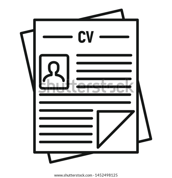 3,006 Black And White Cv Stock Vectors, Images & Vector Art | Shutterstock