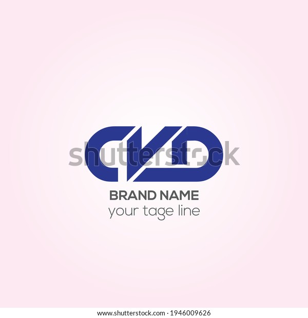 Cvd Letter Abstract Logo Template Cvd Stock Vector (Royalty Free ...