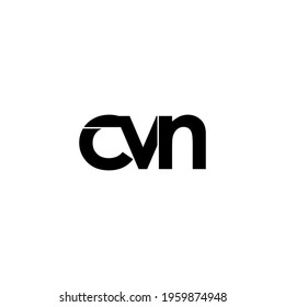 Cvn Letter Original Monogram Logo Design Stock Vector (Royalty Free ...