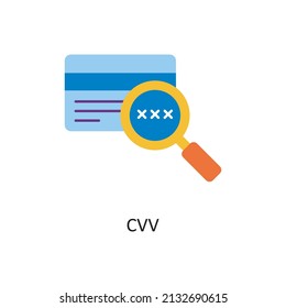 Cvv Vector Outline Icon Design Illustration Stock Vector (Royalty Free ...