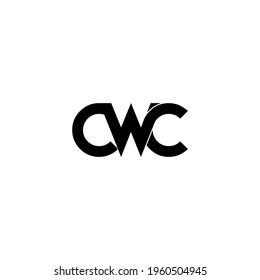 Cwc Letter Original Monogram Logo Design Stock Vector (Royalty Free ...
