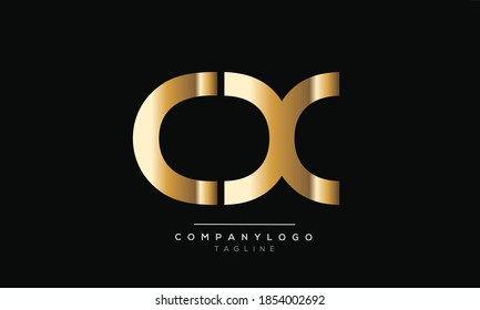 Cx Initials Monogram Letter Text Alphabet Stock Vector (Royalty Free ...