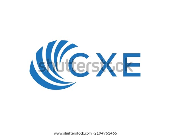 Cxe Letter Logo Design On White Stock Vector (Royalty Free) 2194961465 ...