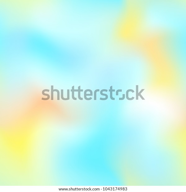 Cyan Blue Orange Gradient Mesh Abstract Stock Vector (Royalty Free ...