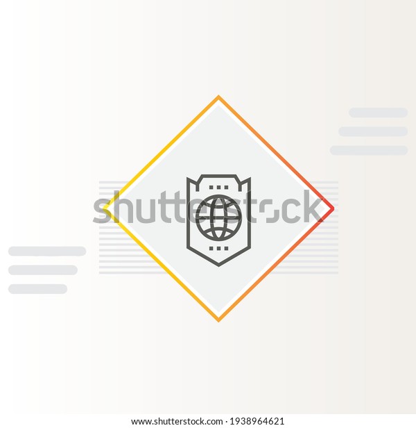 Cyber Assessments Icon Isolated Background Stock Vector (Royalty Free ...