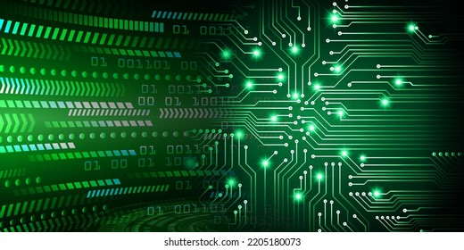 Cyber Circuit Future Technology Concept Background Stock Vector ...