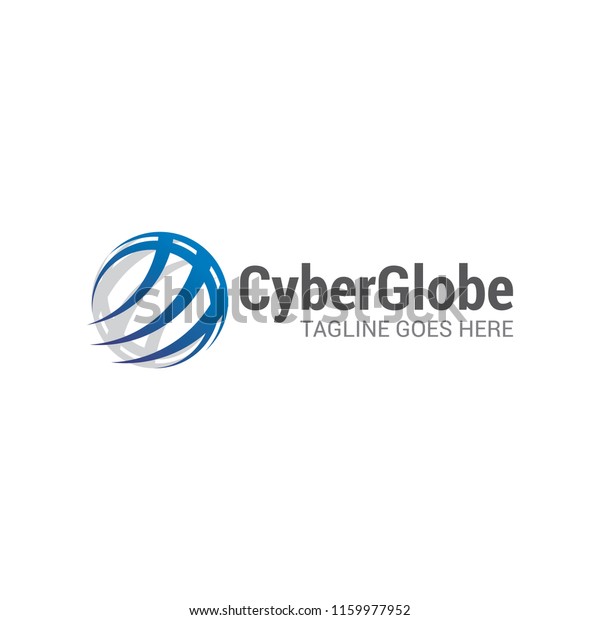Cyber Globe Abstract Logo Icon Vector Stock Vector (Royalty Free ...