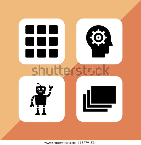 Cyber Icon 4 Cyber Set Ai Stock Vector (Royalty Free) 1152791534 ...