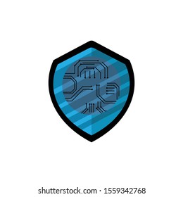 Cyber Logo Graphic Design Template Vector Stock Vector (Royalty Free ...