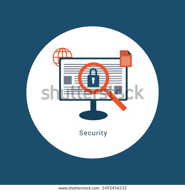Cyber Safety Tips Infographic How Connect: เวกเตอร์สต็อก (ปลอดค่า ...