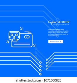 Cyber Security Design Creative Design Logo Stock Vector (Royalty Free ...