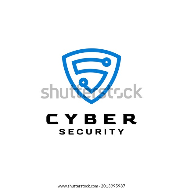 Cyber Security Logo Design Inspiration Logos Stock Vector (Royalty Free ...