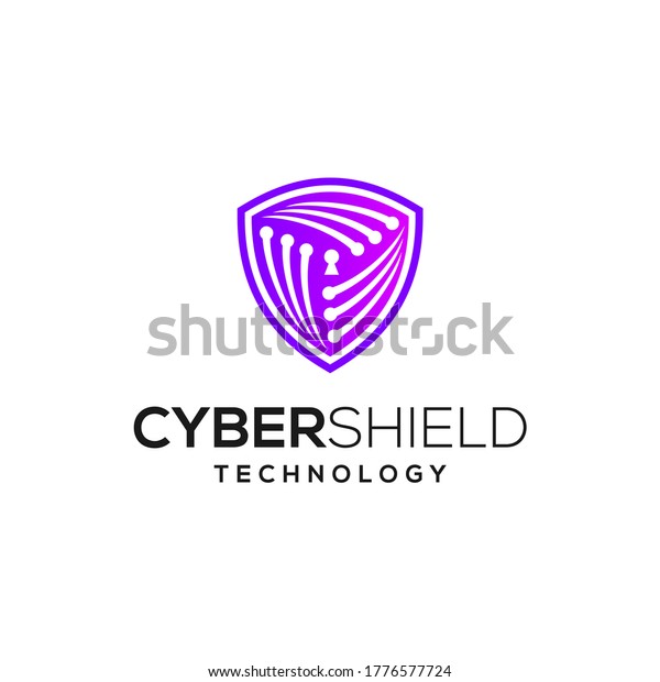 Cyber Security Logo Design Template Stock Vector (Royalty Free ...