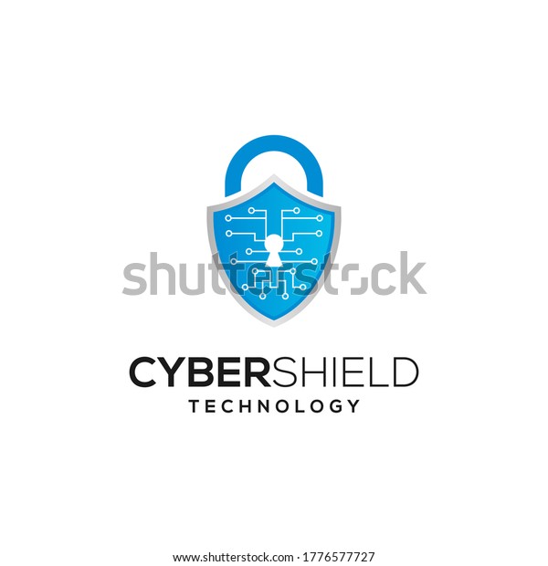 Cyber Security Logo Design Template Stock Vector (Royalty Free ...