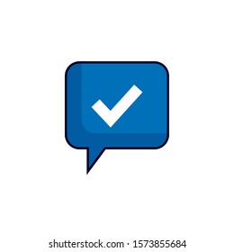Cyber Security Speech Bubble Detailed Style Stock Vector (Royalty Free ...