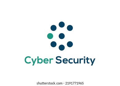 Cyber Security Vector Logo Template Stock Vector (Royalty Free ...