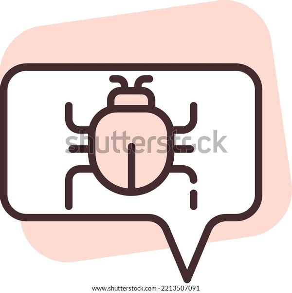 Cyber Security Virus Bug Illustration Vector Stock Vector (Royalty Free ...