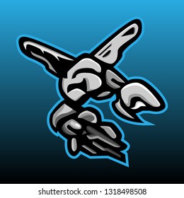 Cyborg Fly Mascot Logo Stock Vector (Royalty Free) 1318498508 ...