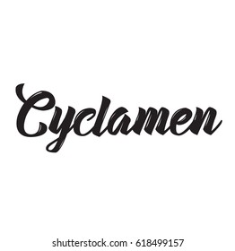 Cameron Text Design Vector Calligraphy Typography Stock Vector (Royalty ...