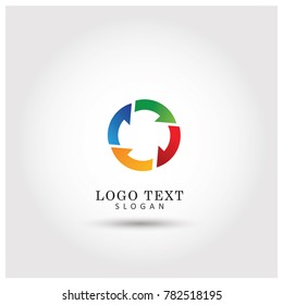 Cycle Arrows Symbol Icon Logo Vector Stock Vector (Royalty Free ...