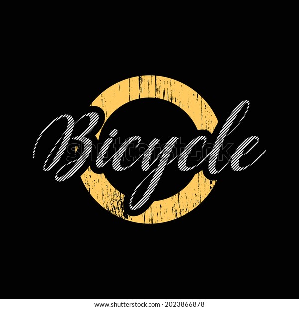 Cycle Illustration Typography Perfect T Shirt Stock Vector (Royalty ...