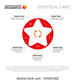 Cycle Star Diagram Slide Template Stock Vector (Royalty Free) 519631402 ...